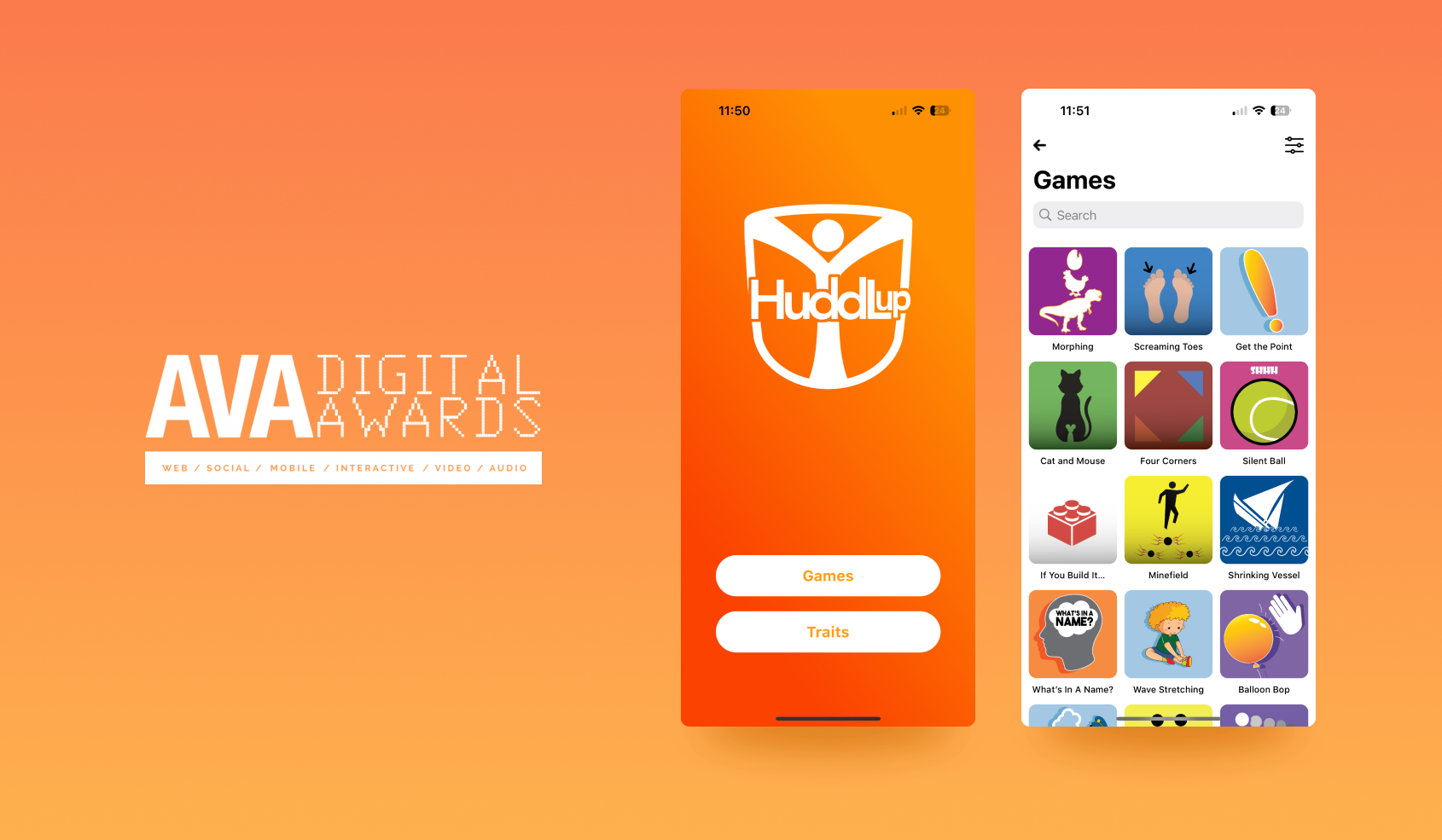 WMT & Non-Profit HuddLUp Earn Digital Award for Mobile App - WMT.Digital